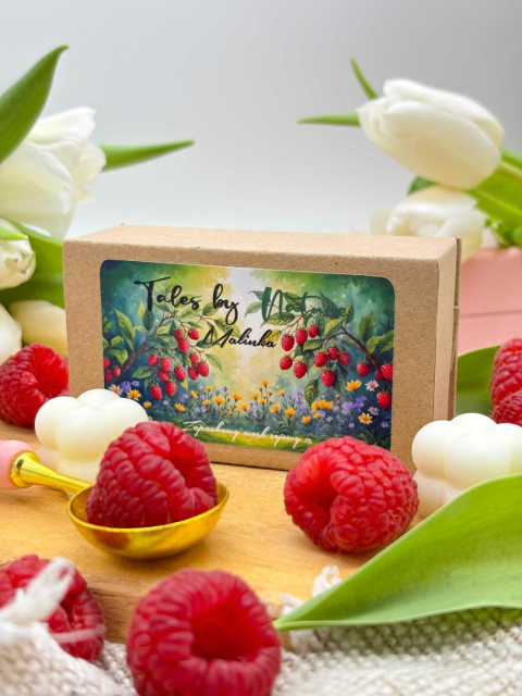 Zapachowy wosk sojowy do kominka Malinka > Tales by Nature